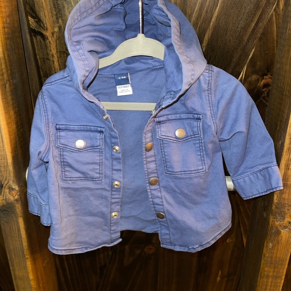 Old Navy | Jackets & Coats | Blue Shacket | Poshmark